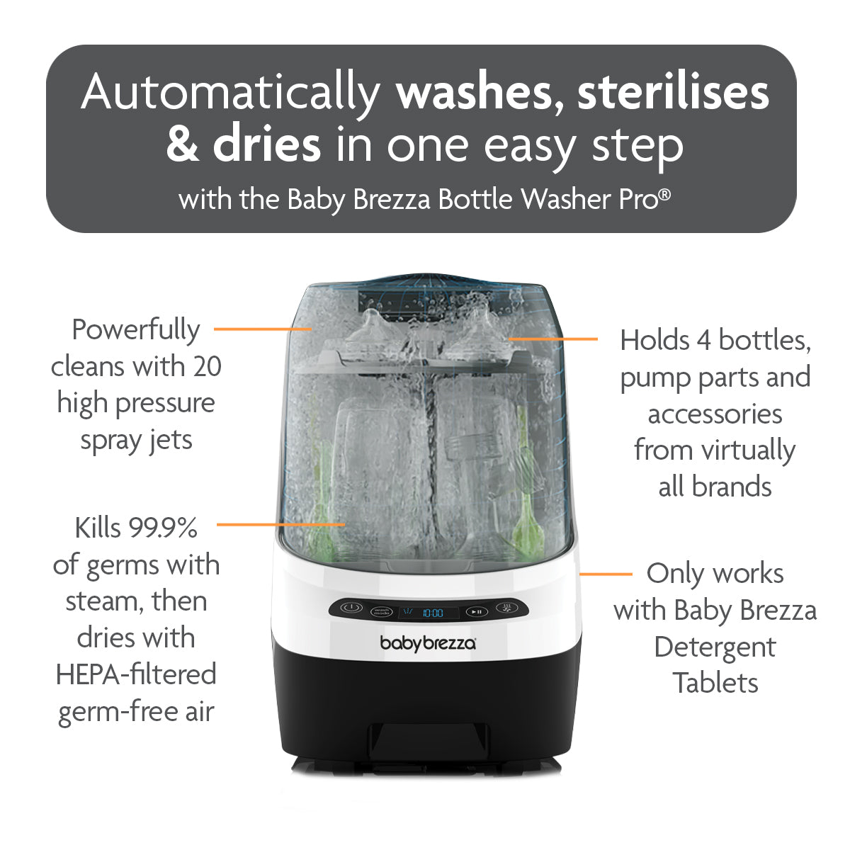 Baby Brezza Bottle Washer Pro® – Cheeky Rascals UK