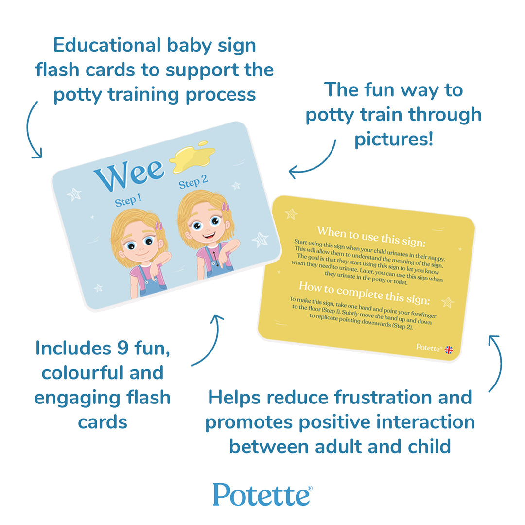 Potette Potty Training Flash Cards – Cheeky Rascals UK
