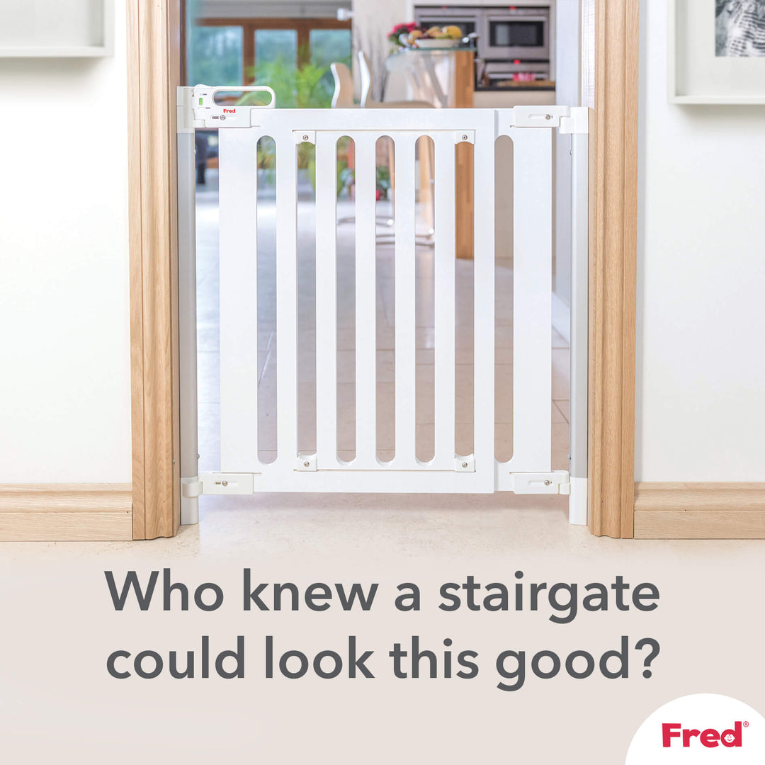 Fred Safety Screw Fit Wooden Stairgate – Cheeky Rascals UK